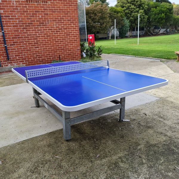 TTW Stehlen Polymer Concrete Outdoor Table Tennis Table P30R Top, Steel ...