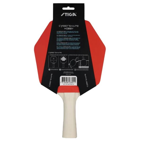 Stiga Cybershape Hobby Table Tennis Racket – Table Tennis World Australia
