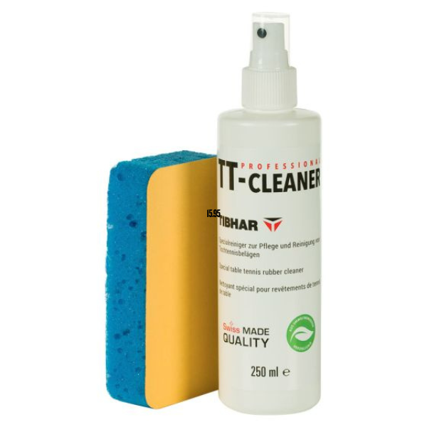 Tibhar Cleaner Professional 250ml – Table Tennis World Australia